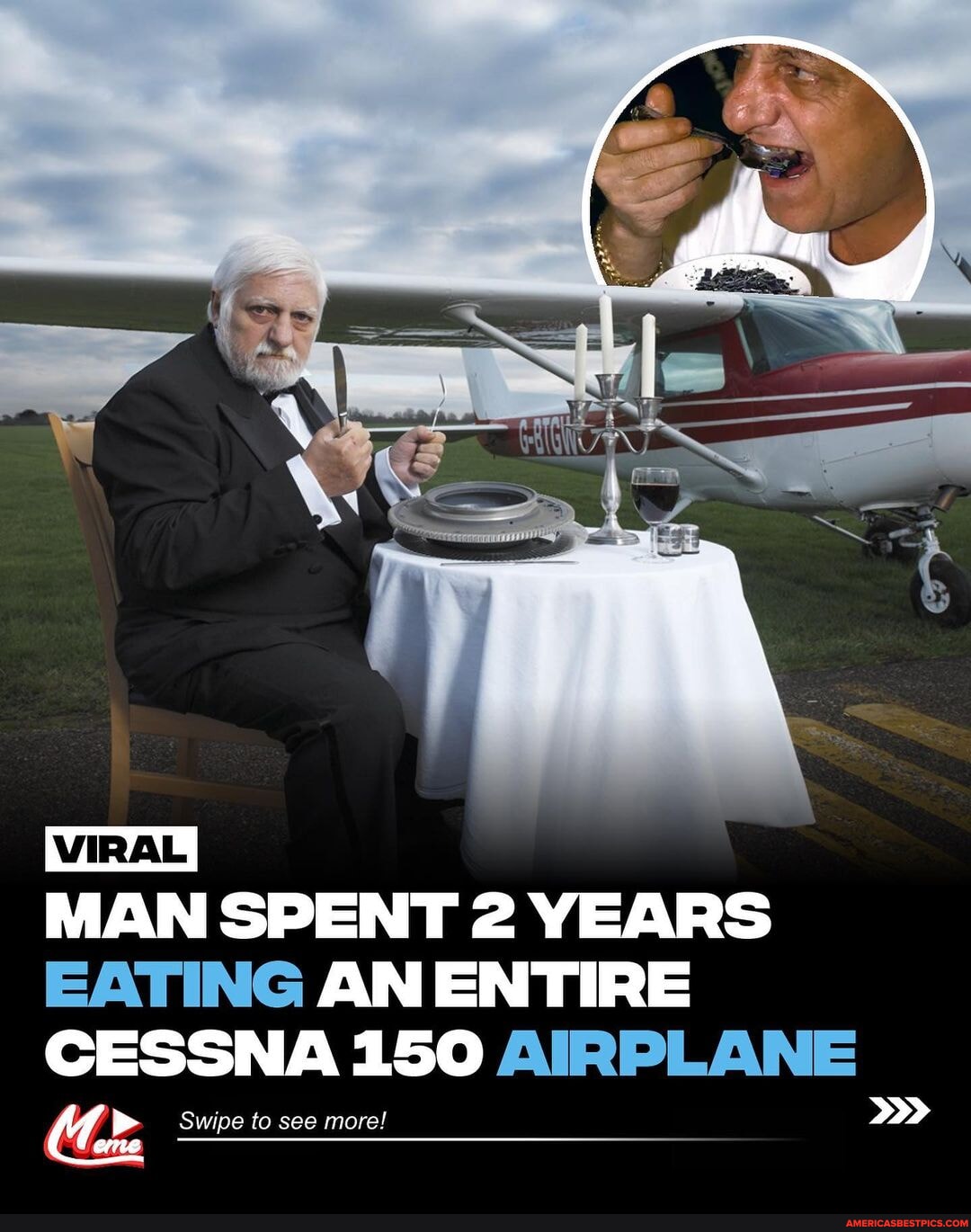 Michel Lotito began eating unusual material at years of age He had an ...