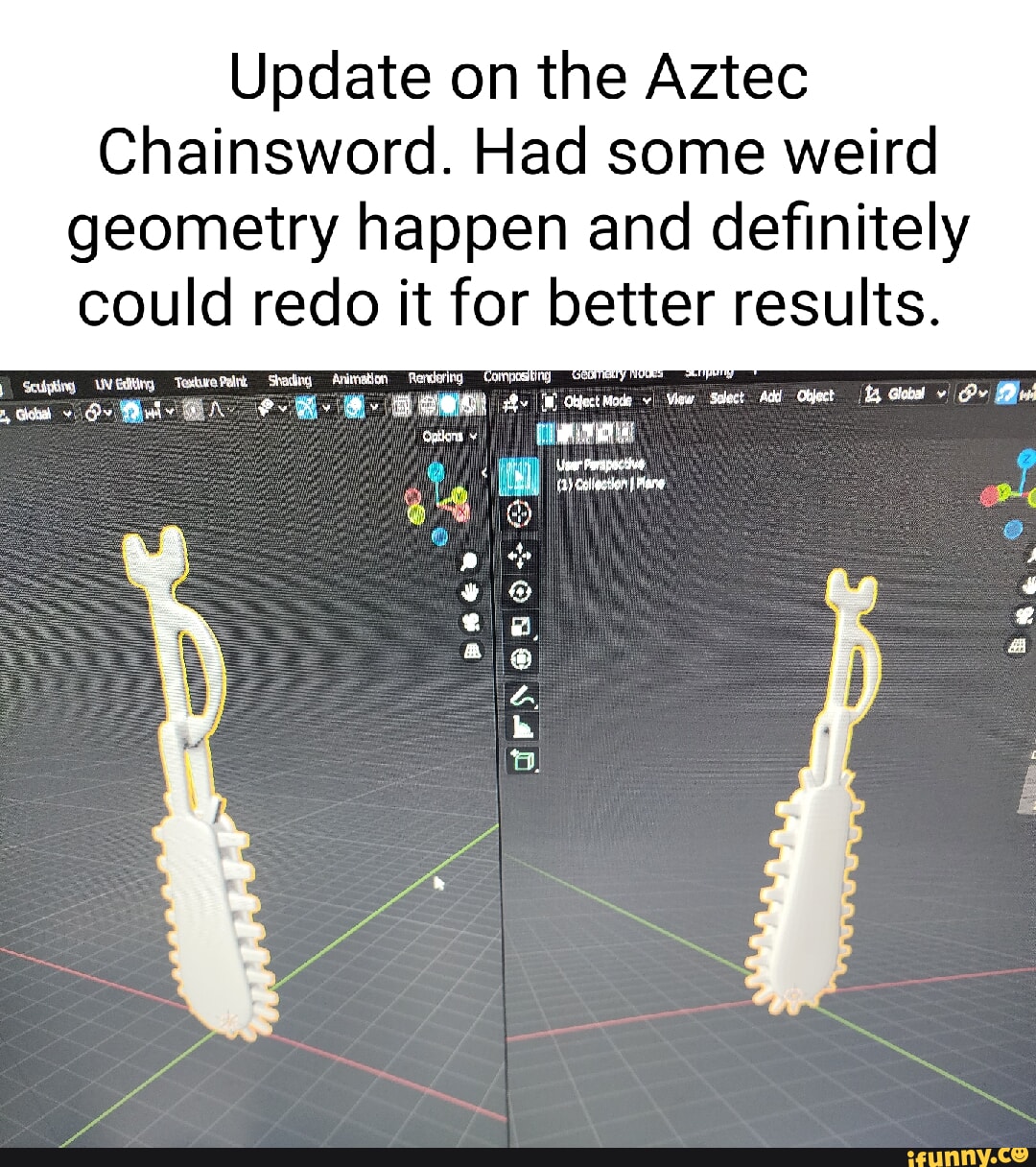 Chainsword memes. Best Collection of funny Chainsword pictures on iFunny