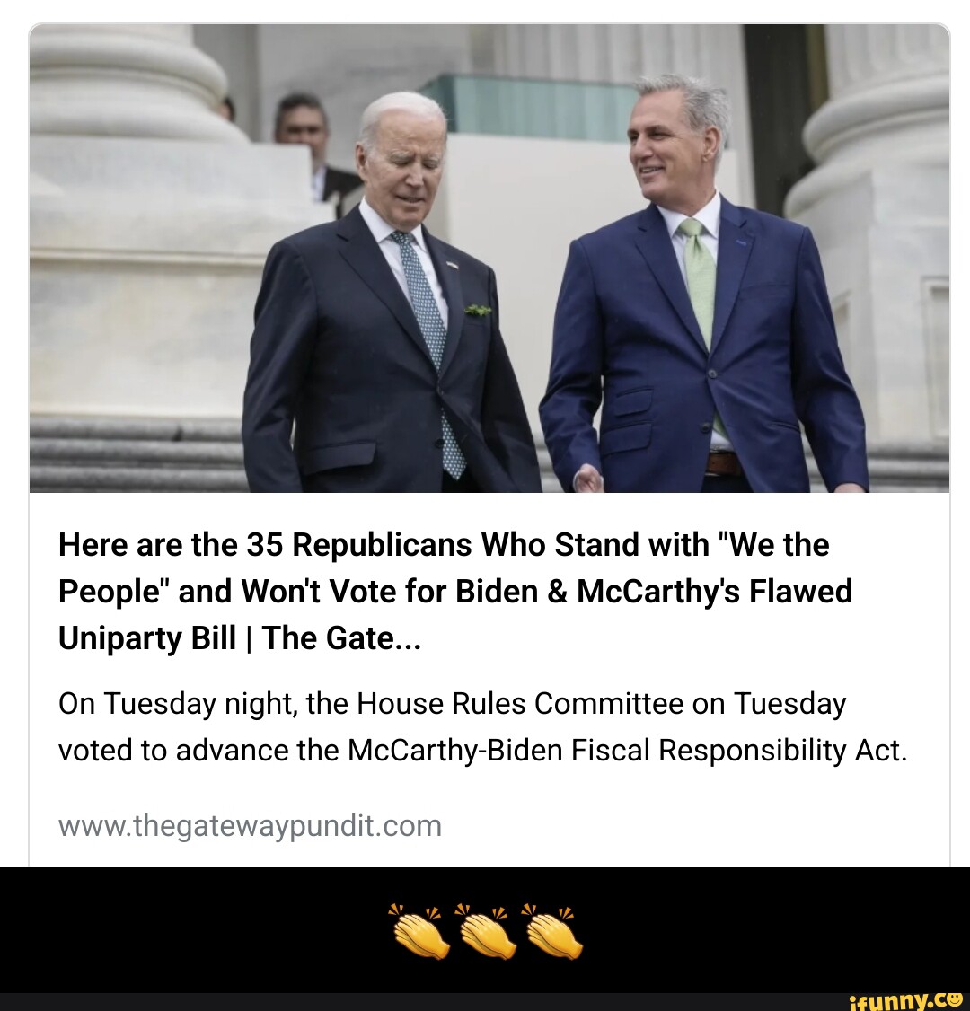 Here are the 35 Republicans Who Stand with "We the People" and Won't ...