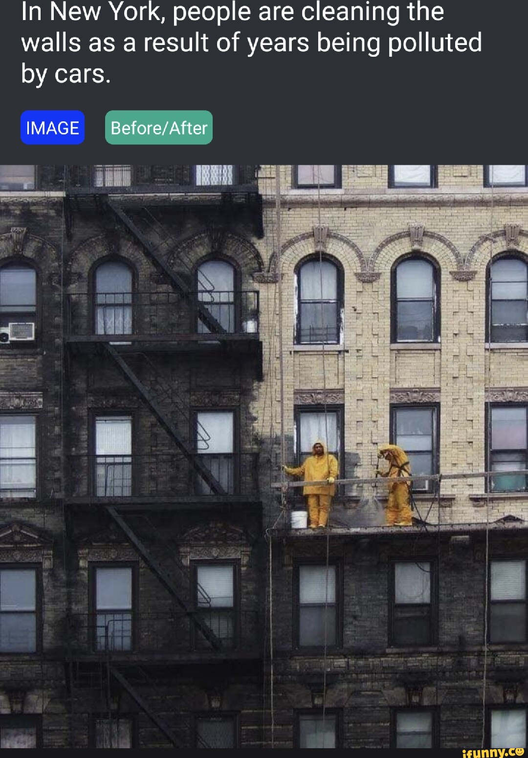 In New York, people are cleaning the walls as a result of years being ...