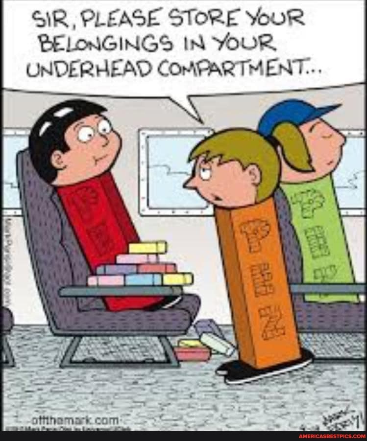 SIR PLEASE STORE YouR BELONGINGS IN YOUR, UNDERHEAD COMPARTMENT ...