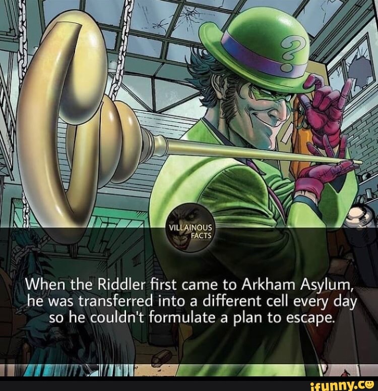 The Riddler Arkham Asylum