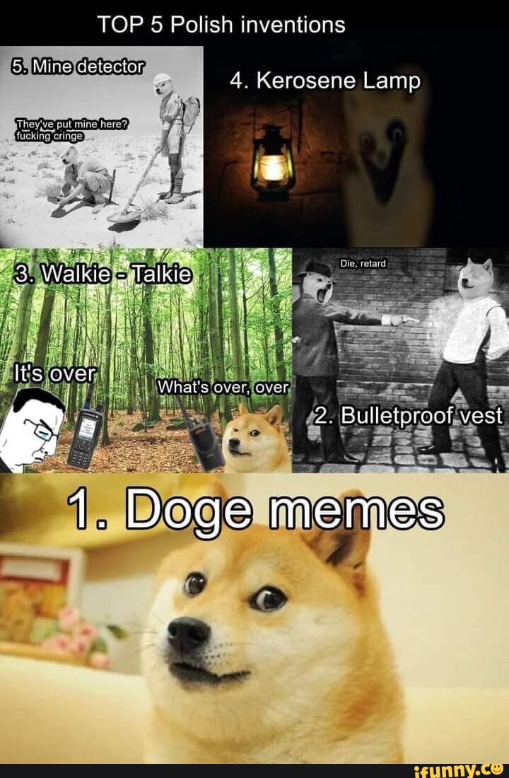 TOP 5 Polish inventions Mine delecici 4. Kerosene Lamp Die, retard 3 ...