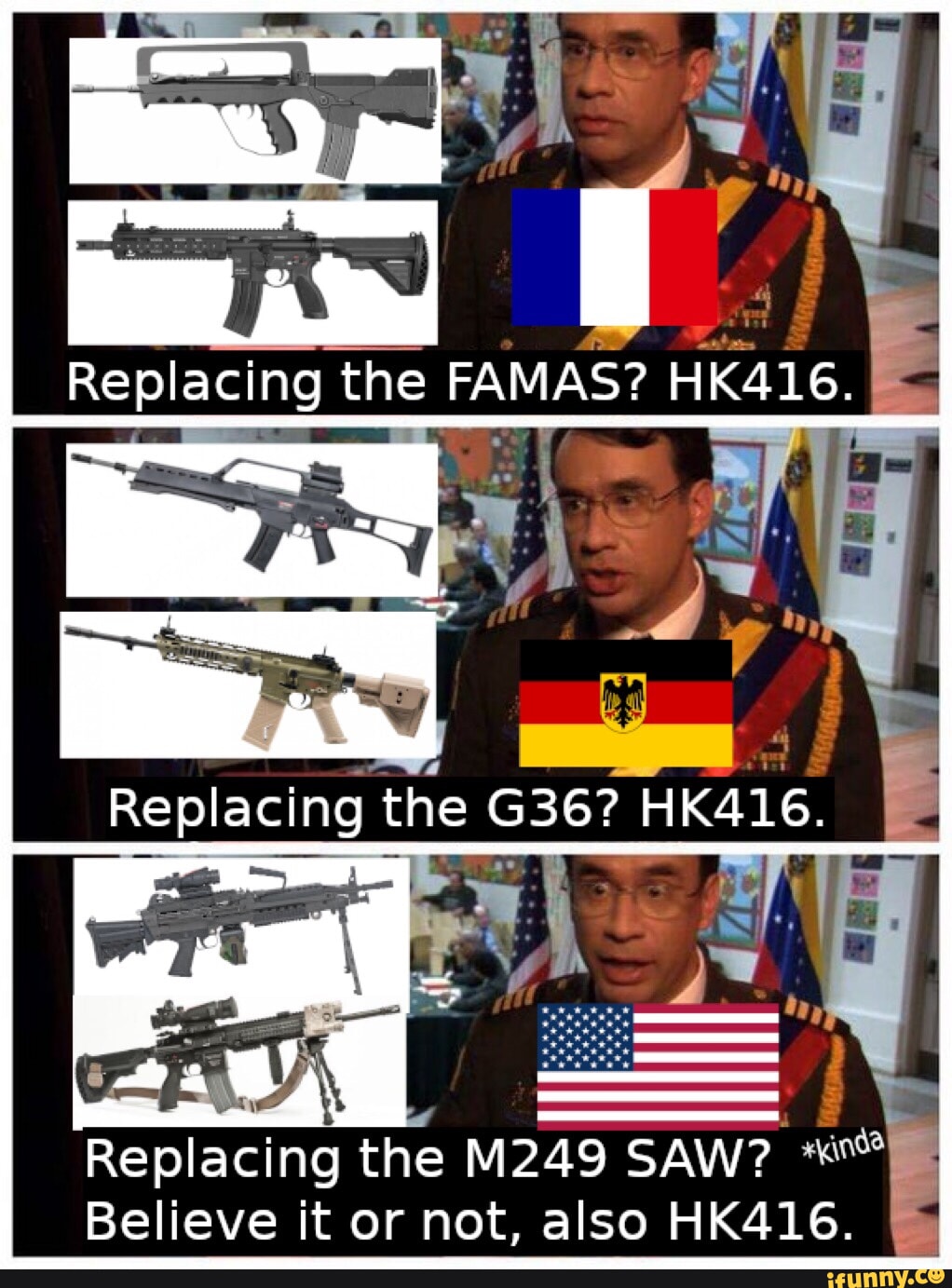 Replacing the FAMAS? HK416. Replacing the HKA16. Replacing the M249 SAW ...