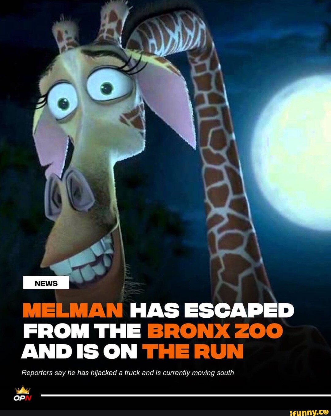 ELMA HAS ESCAPED FROM THE BRONX ZOO AND IS ON THE RUN Reporters say he ...