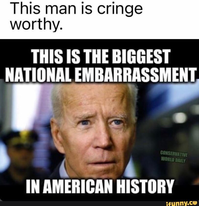This man is cringe worthy. THIS IS THE BIGGEST NATIONAL EMBARRASSMENT ...