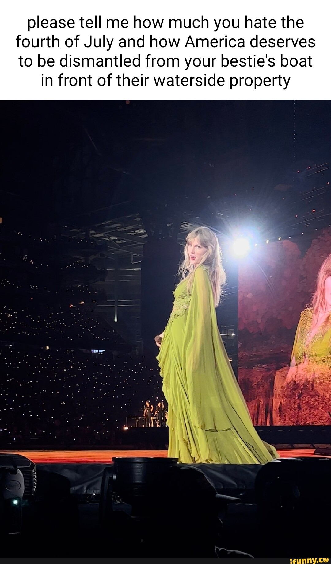 Please tell me how much you hate the fourth of July and how America ...