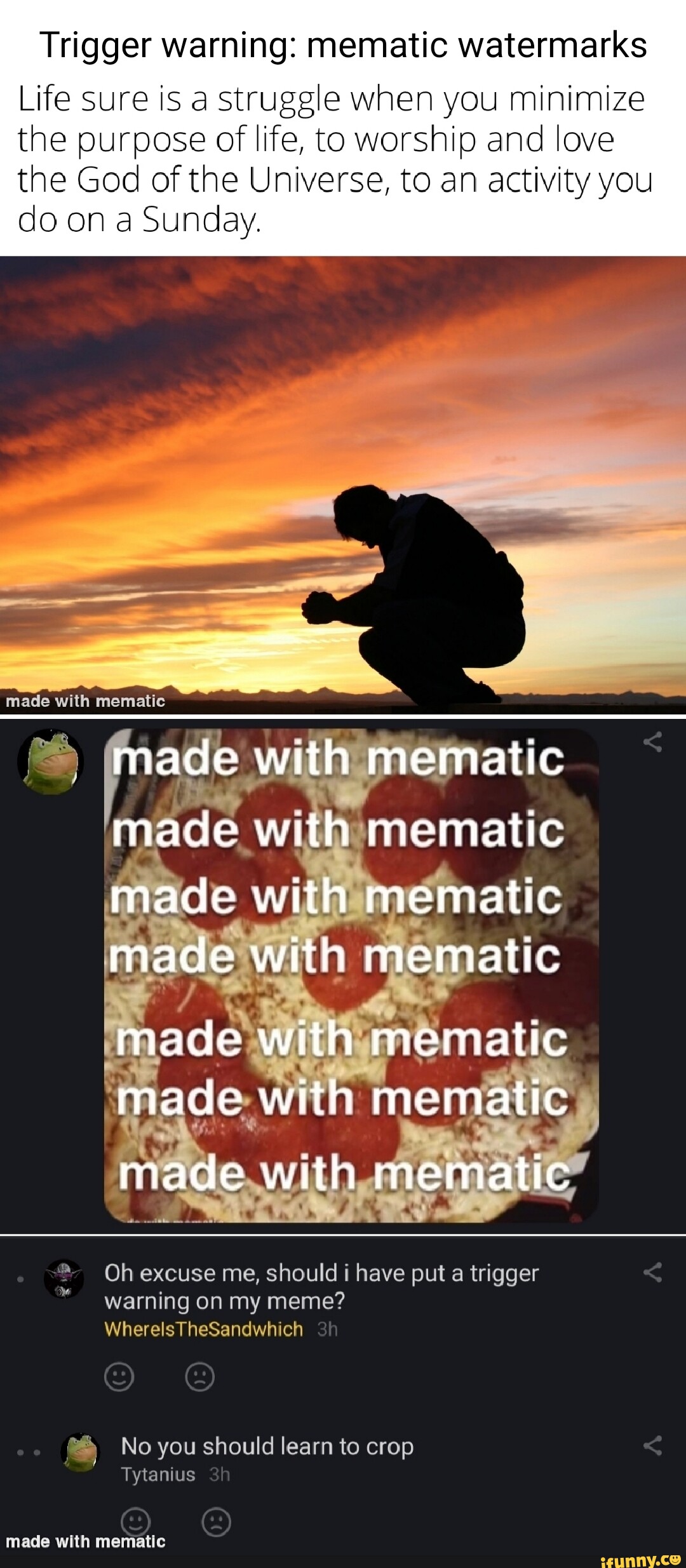 Trigger warning: mematic watermarks Life sure is a Struggle when you ...