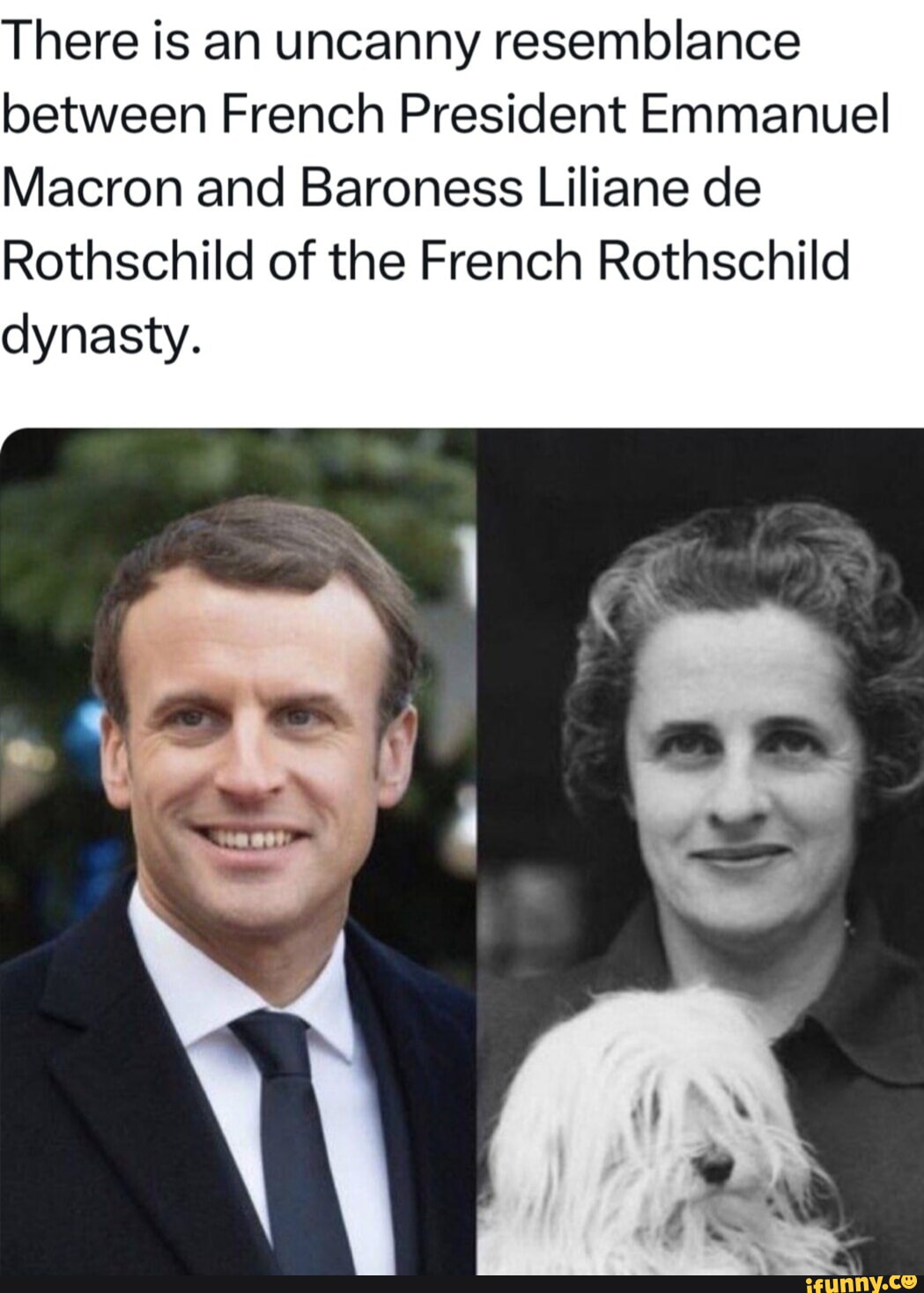There is an uncanny resemblance between French President Emmanuel ...
