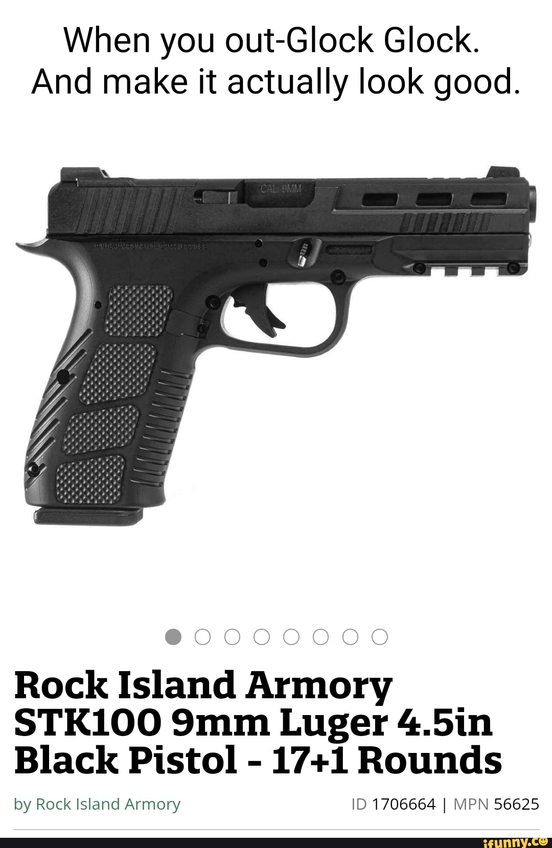 When you out-Glock Glock. And make it actually look good. Rock Island ...