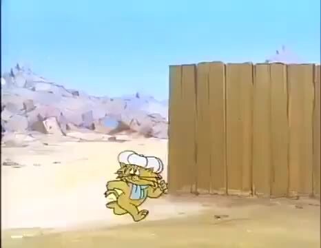 Gay joke in riff raff and Catillac Cats 1984 Heathcliff catboy - )