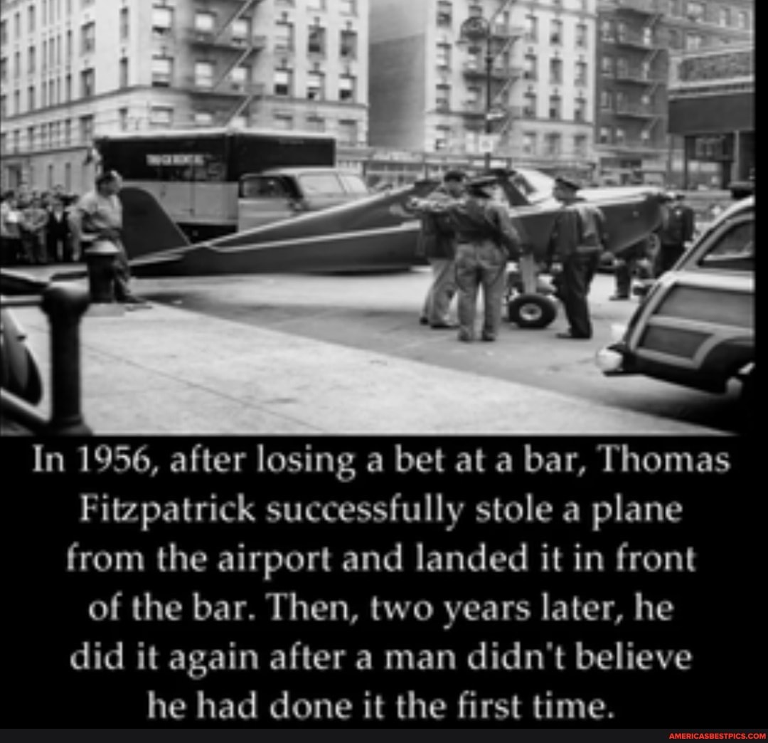In 1956, after losing a bet at a bar, Thomas Fitzpatrick successfully ...