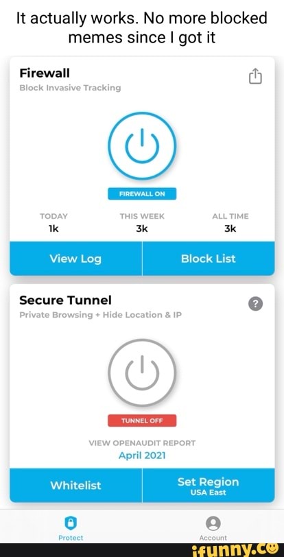 It actually works. No more blocked memes since I got it Firewall Block ...