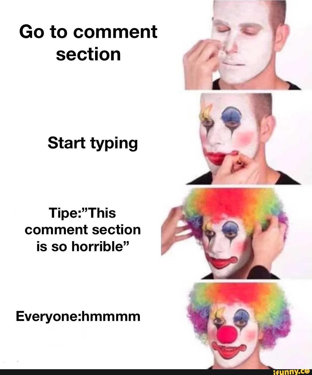 Go to comment section Start typing Tipe:”This comment section is so ...
