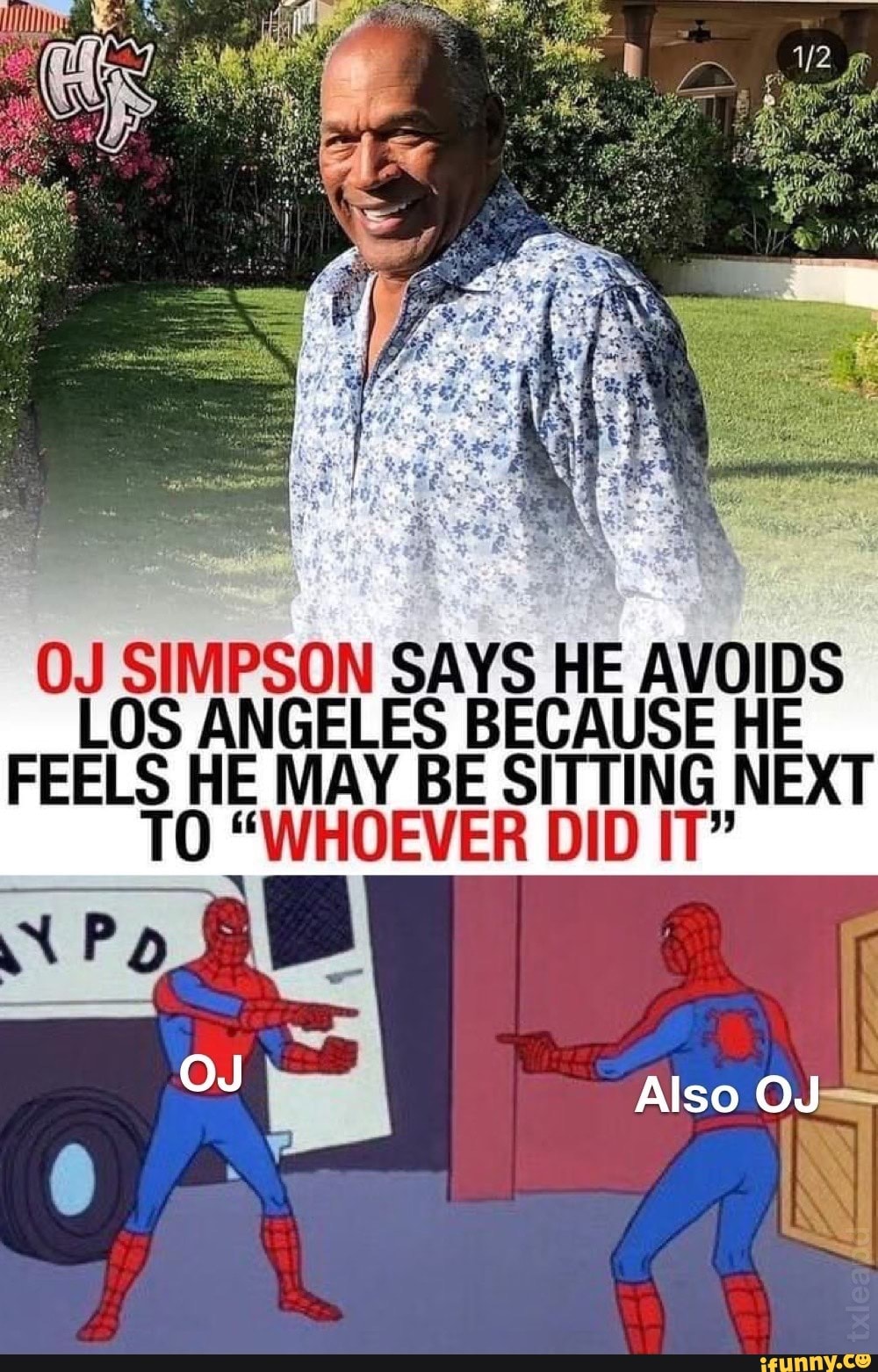 OJ SIMPSON SAYS HE AVOIDS LOS ANGELES BECAUSE HE FEELS HE MAY BE ...