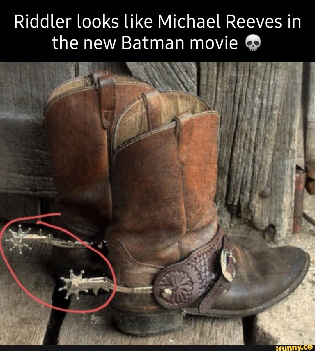 Riddler looks like Michael Reeves in the new Batman movie - iFunny