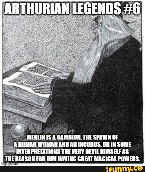 Merlin is a Cambion, the spawn of a human woman and an Incubus, or in ...