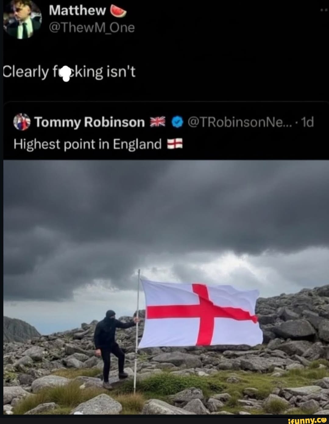 Matthew @ hewM One Clearly pking isn't Tommy Robinson @TRobinsonNe ...