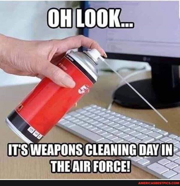 OHLOOKE IT'S WEAPONS CLEANING DAY INE - America’s best pics and videos