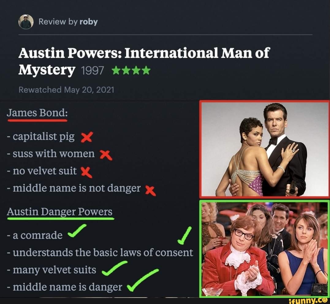 Review by roby Austin Powers: International Man of Mystery 1997 ...