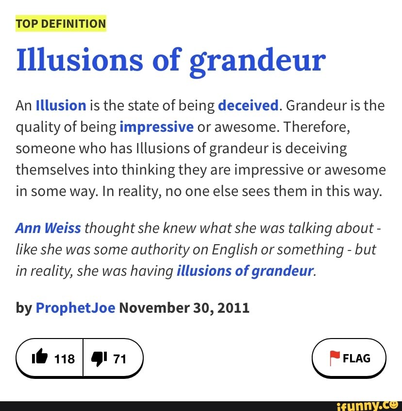 Grandiose Meaning
