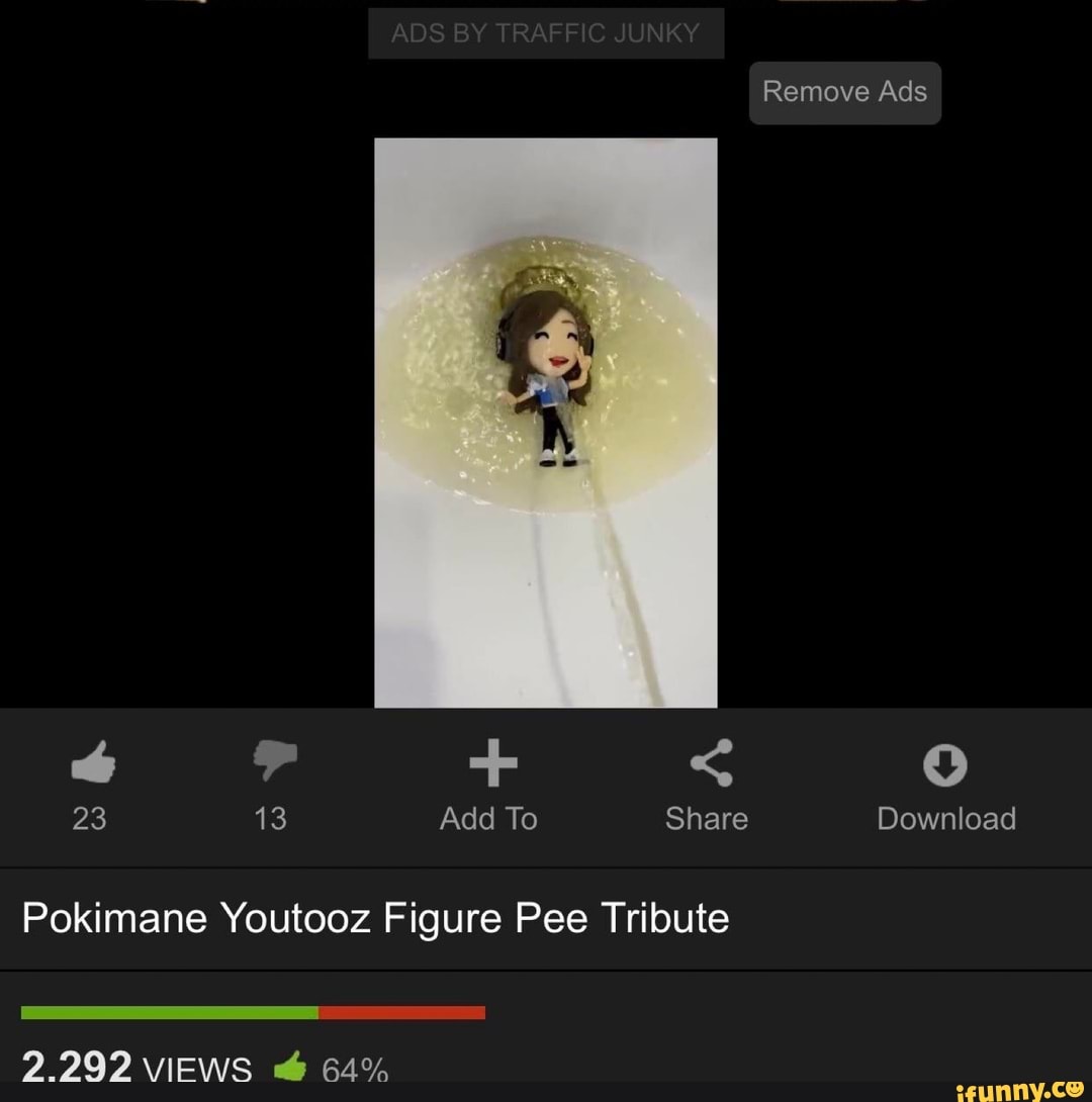 Pokimane Youtooz Figure Pee Tribute - iFunny
