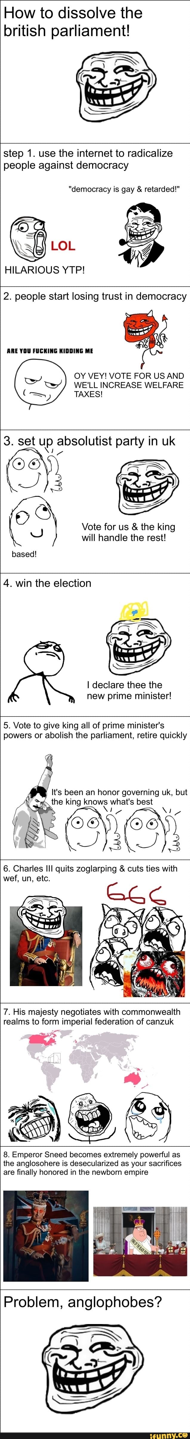 How to dissolve the british parliament! step 1. use the internet to ...