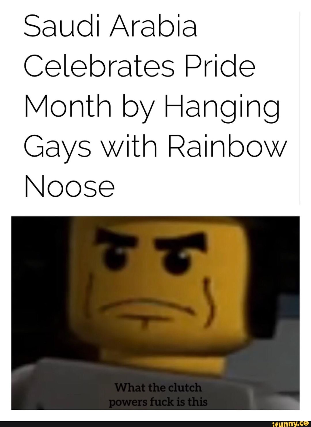 Saudi Arabia Celebrates Pride Month by Hanging Gays With Rainbow Noose ...