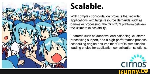 Scalable. With complex consolidation projects that include applications ...