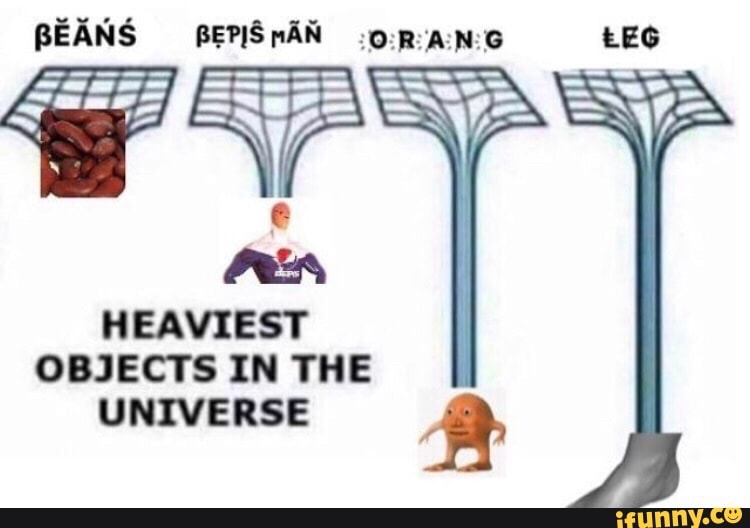 HEAVIEST OBJECTS IN THE UNIVERSE AB - iFunny