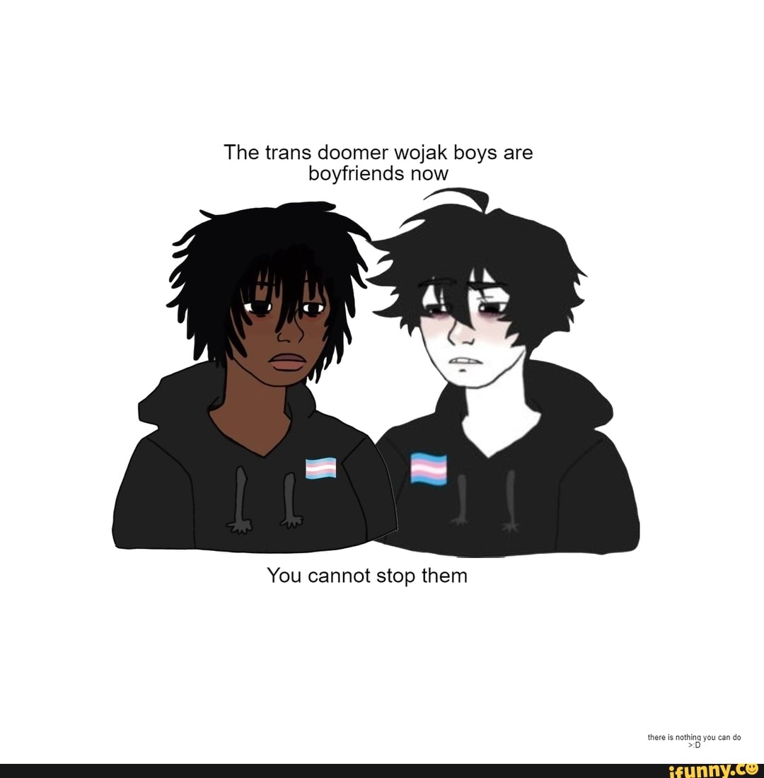 The trans doomer wojak boys are boyfriends now You cannot stop them ...