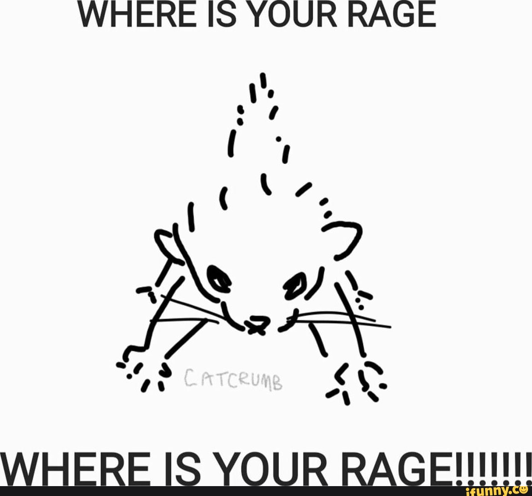 WHERE IS YOUR RAGE ANS IS - iFunny