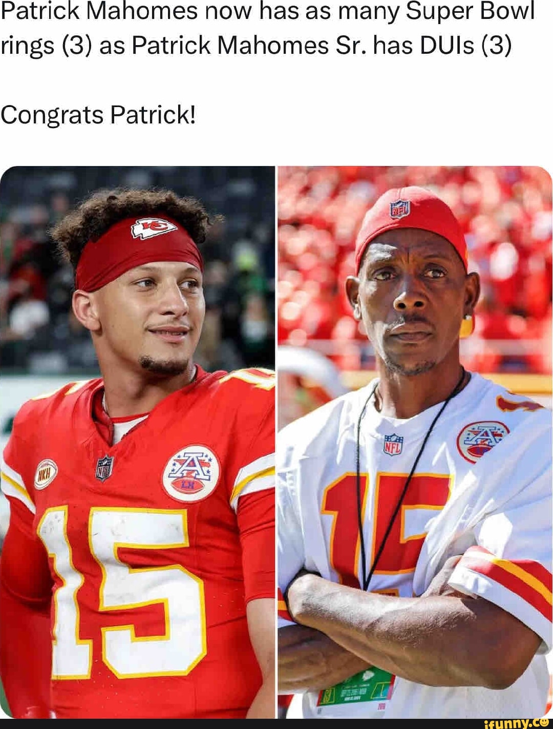 Patrick Mahomes now has as many Super Bow! rings (3) as Patrick Mahomes ...