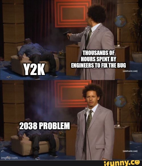 2038 memes. Best Collection of funny 2038 pictures on iFunny
