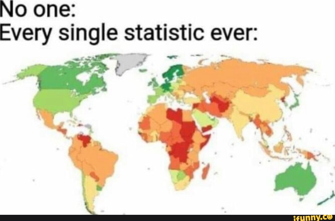 No one: Every single statistic ever: - iFunny