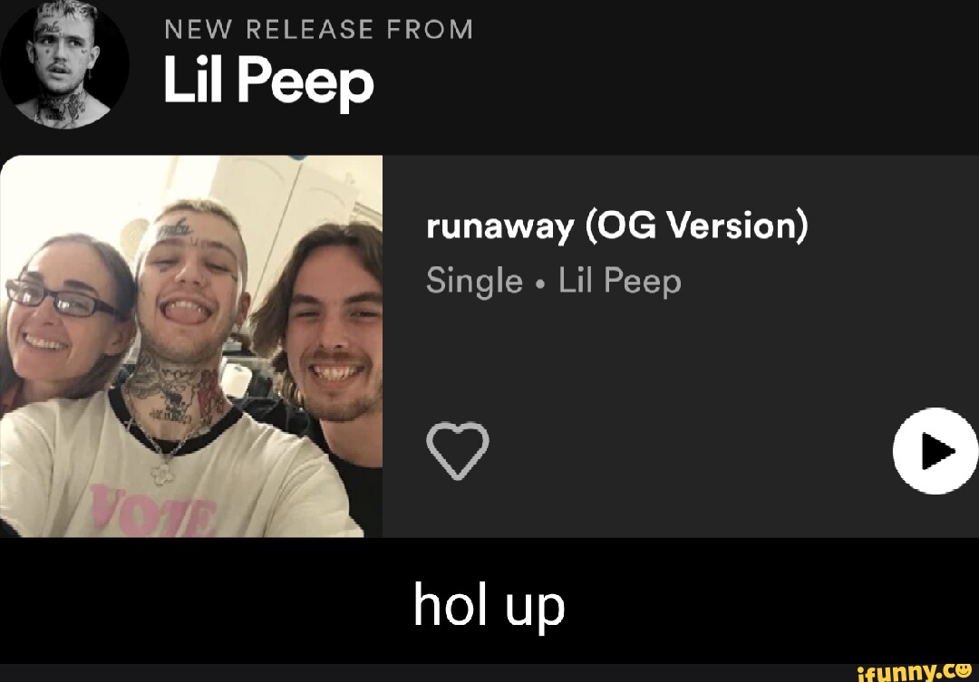 NEW RELEASE FROM Lil Peep runaway (OG Version) Single Lil Peep Res hol ...