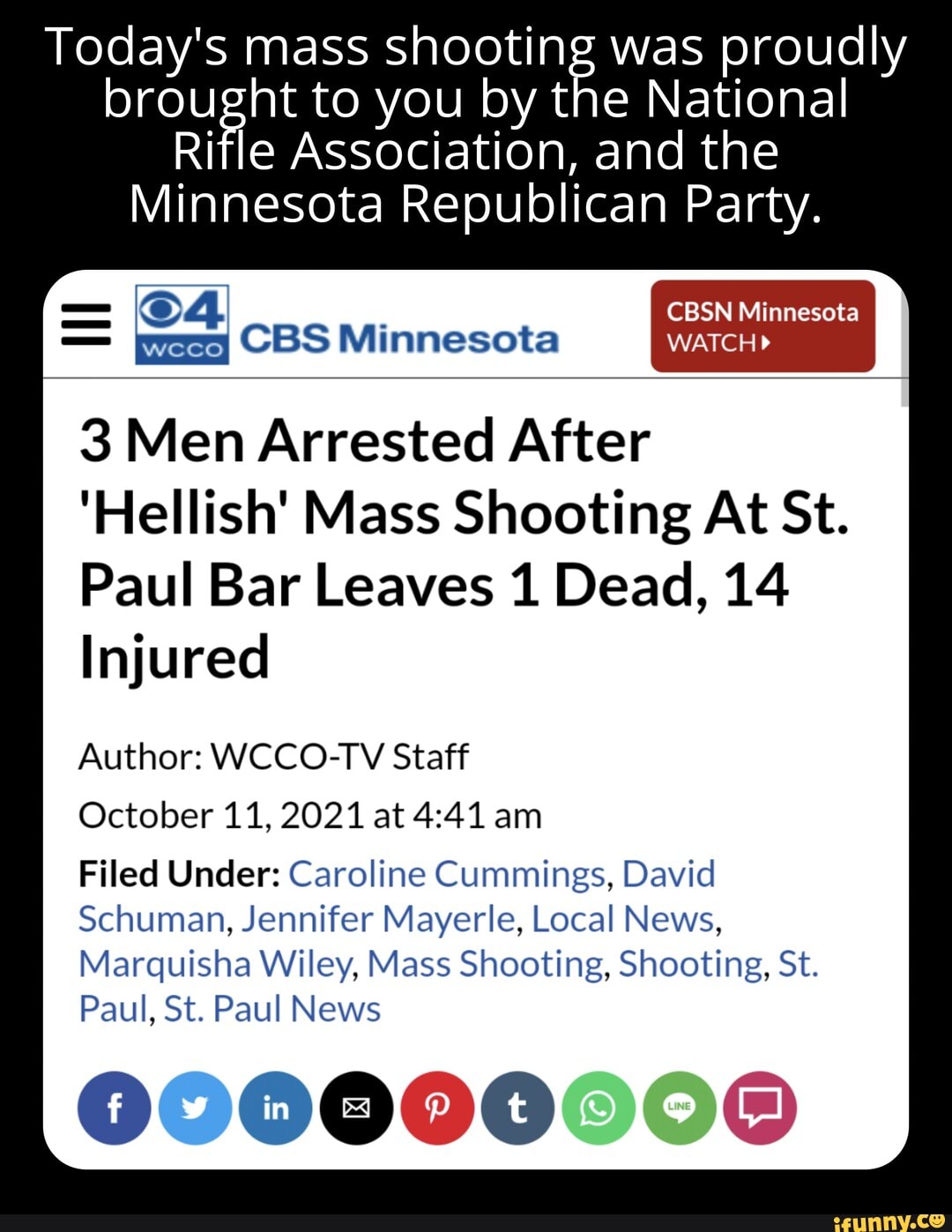 Today's mass brought to shooting was the proudly National brought to ...