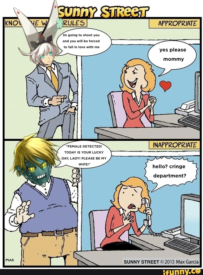 LE DETECTED? INAPPROPRIATE. S ropay is vour Lucky hello? cringe ...