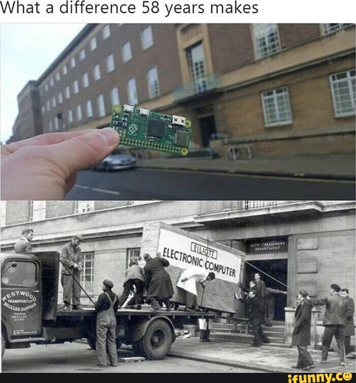 Hat a difference 58 years makes - iFunny