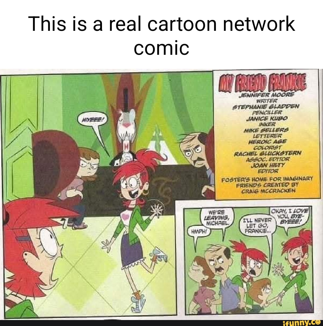 This is a real cartoon network comic - iFunny