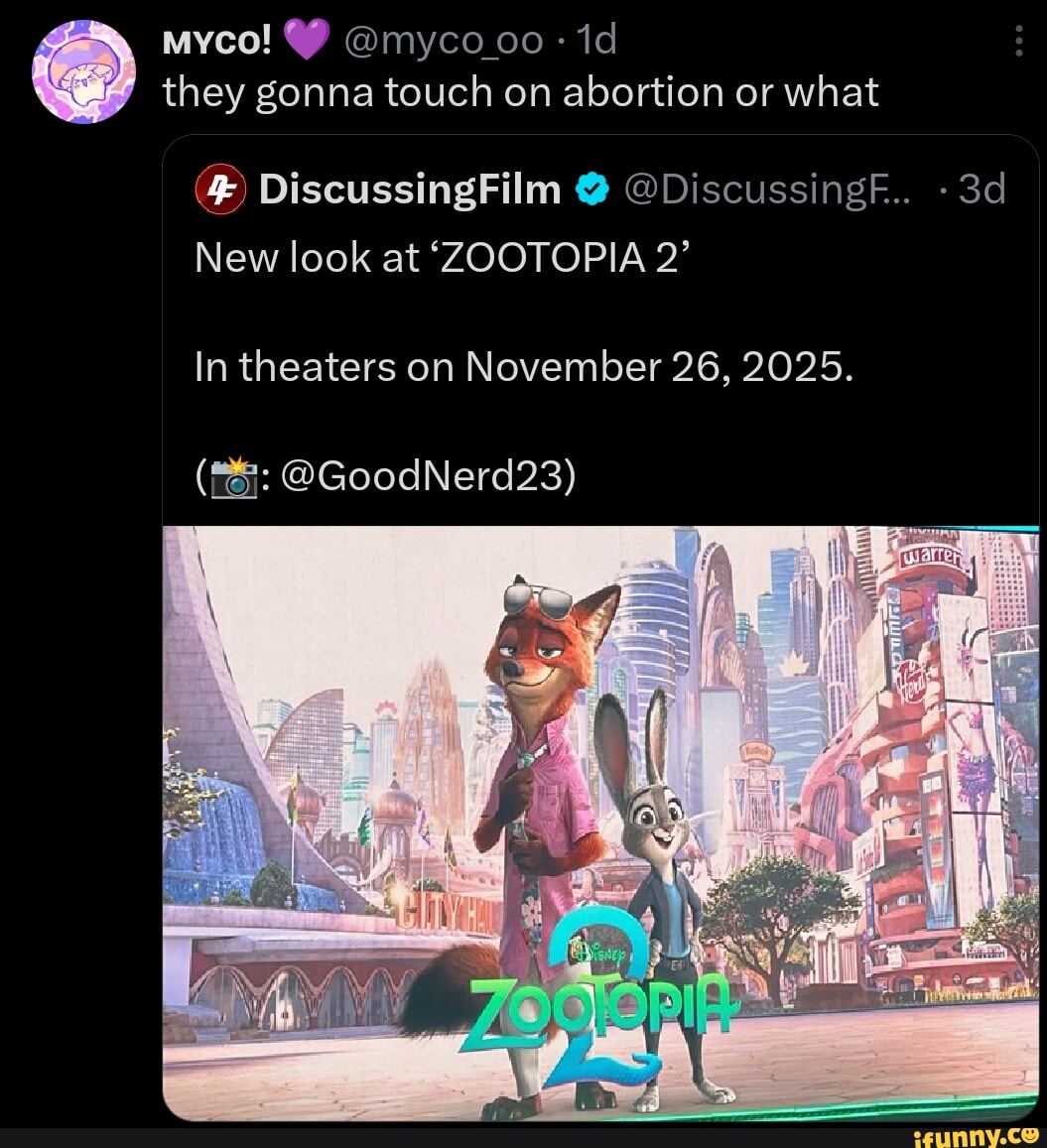 Myco! @myco oo id they gonna touch on abortion or what DiscussingFilm ...