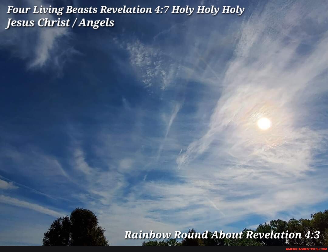 Four Living Beasts Revelation Holy Holy Holy Jesus Christ Angels ...