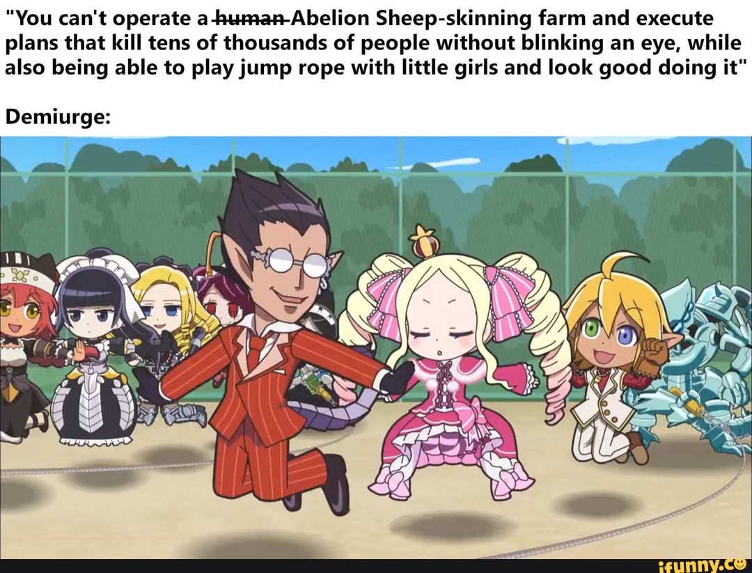 "You can't operate a-human-Abelion Sheep-skinning farm and execute ...