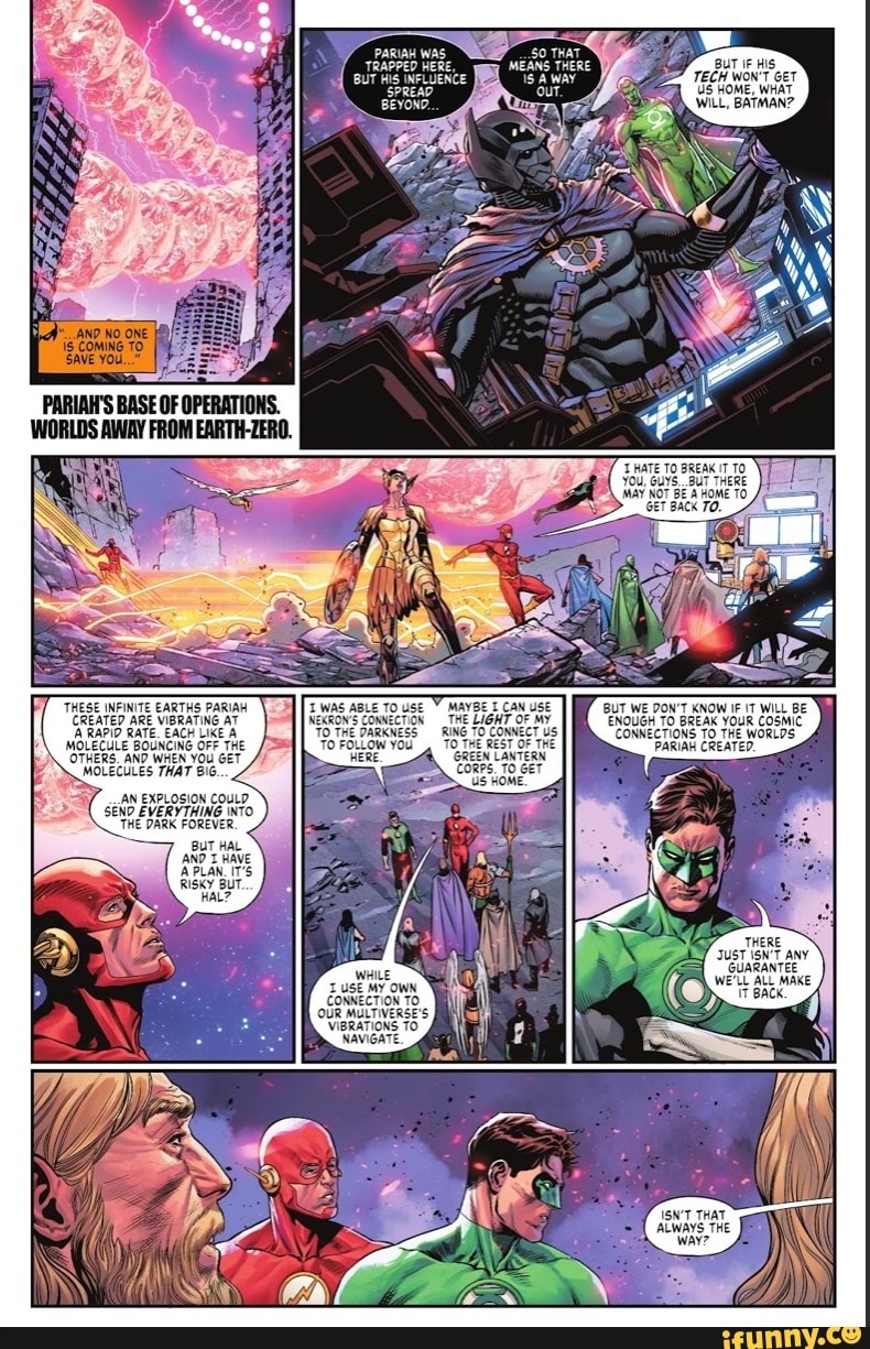 BUT His INFLUENCE SPREAD PARIAH'S BASE OF OPERATIONS. WORLDS AWAY FROM ...