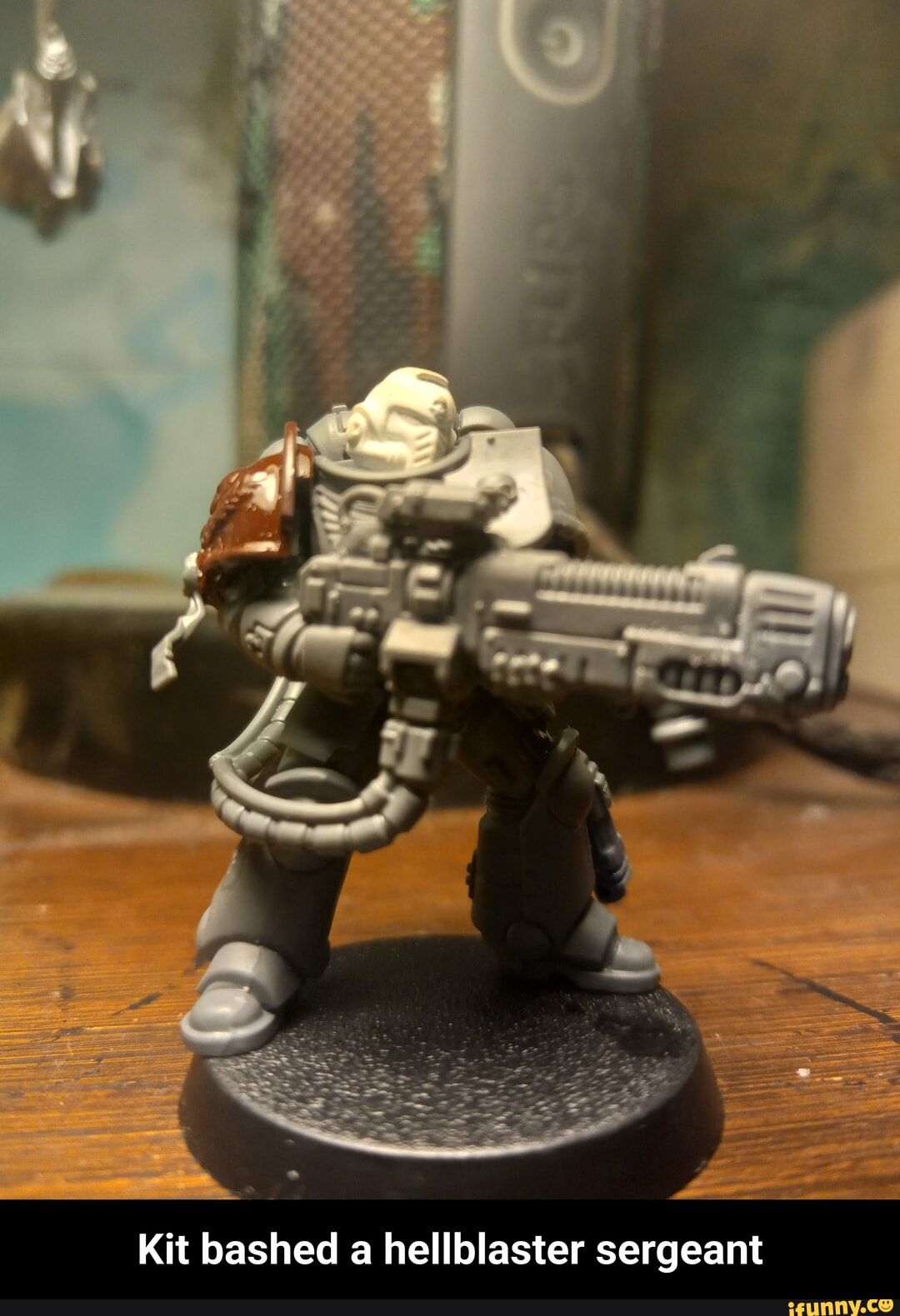 Kit bashed a hellblaster sergeant - Kit bashed a hellblaster sergeant ...