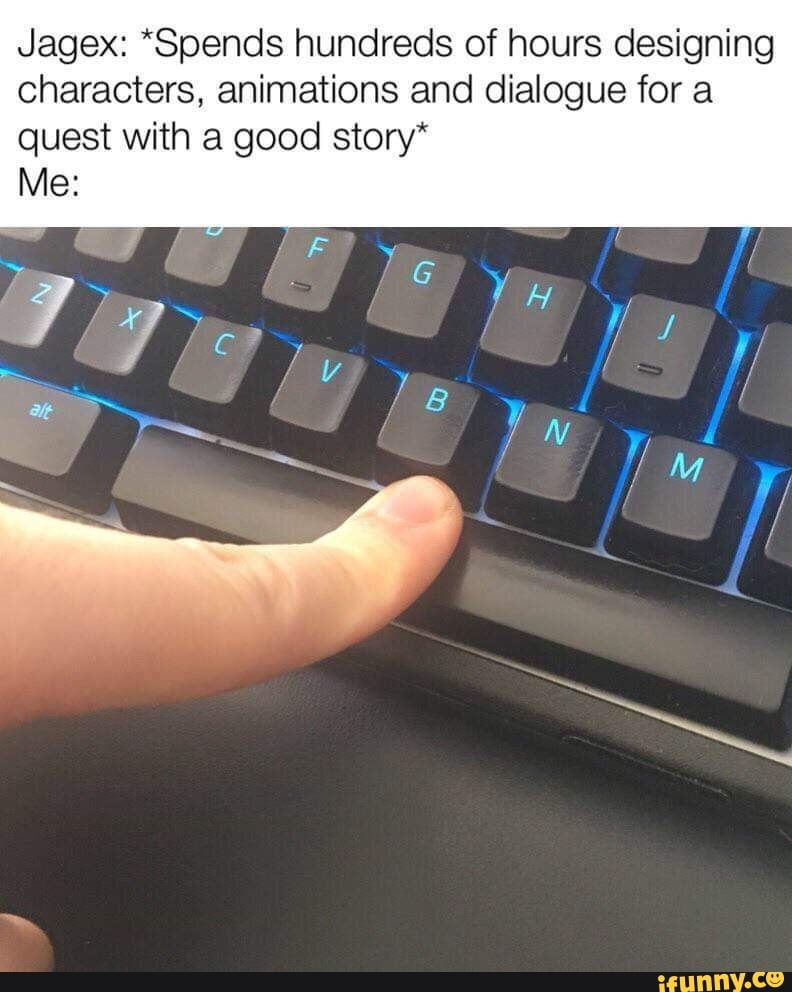 Jagex: "Spends hundreds of hours designing characters, animations and ...