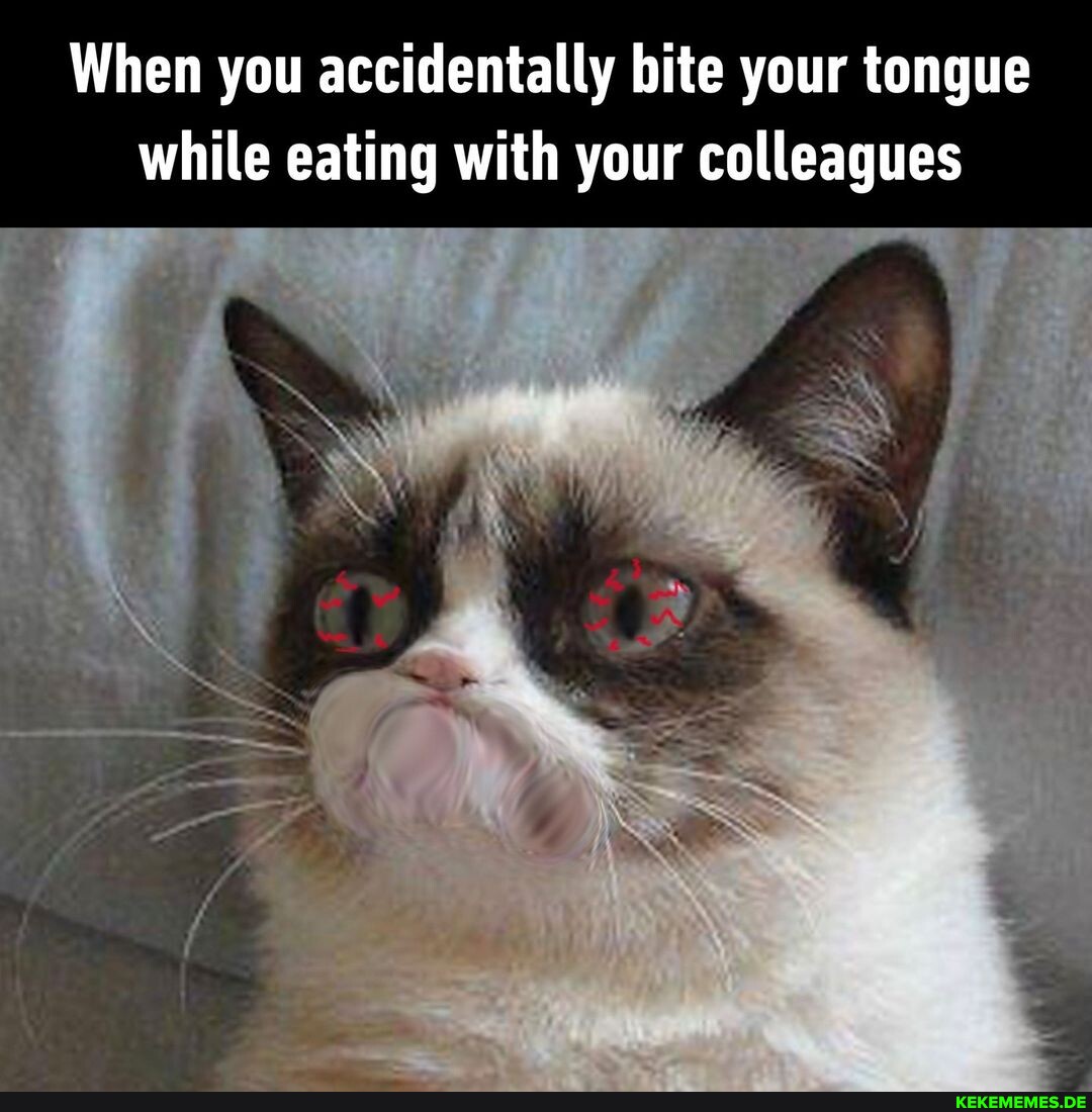 Hide the pain - #eating #bite #colleagues #memes #9gag - When you ...
