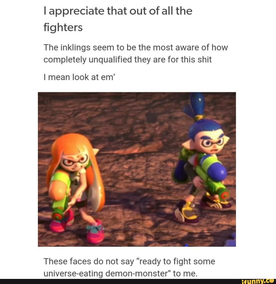 I appreciate that out of all the The inklings seem to be the most aware ...