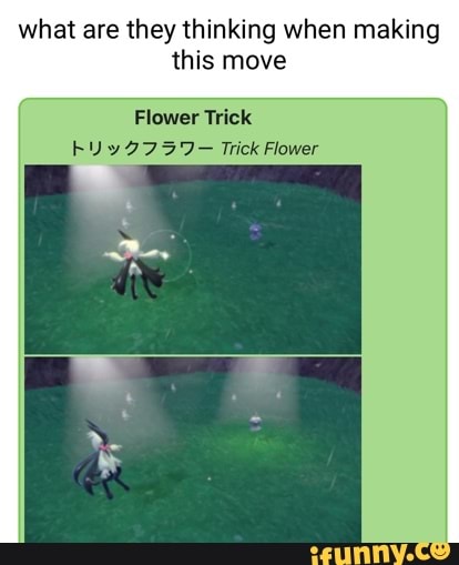 What are they thinking when making this move Flower Trick Trick Flower ...