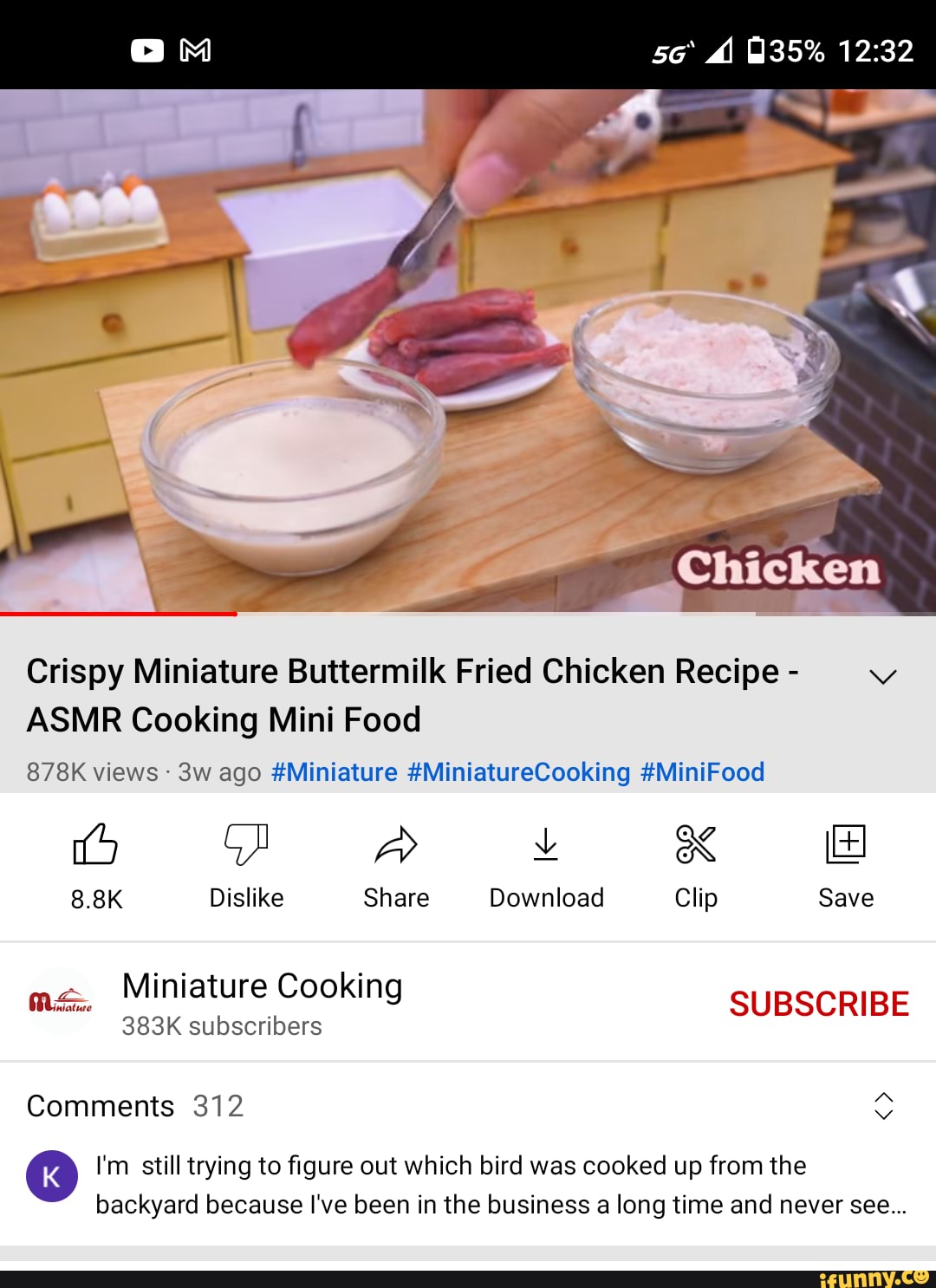 35% Crispy Miniature Buttermilk Fried Chicken Recipe - ASMR Cooking ...